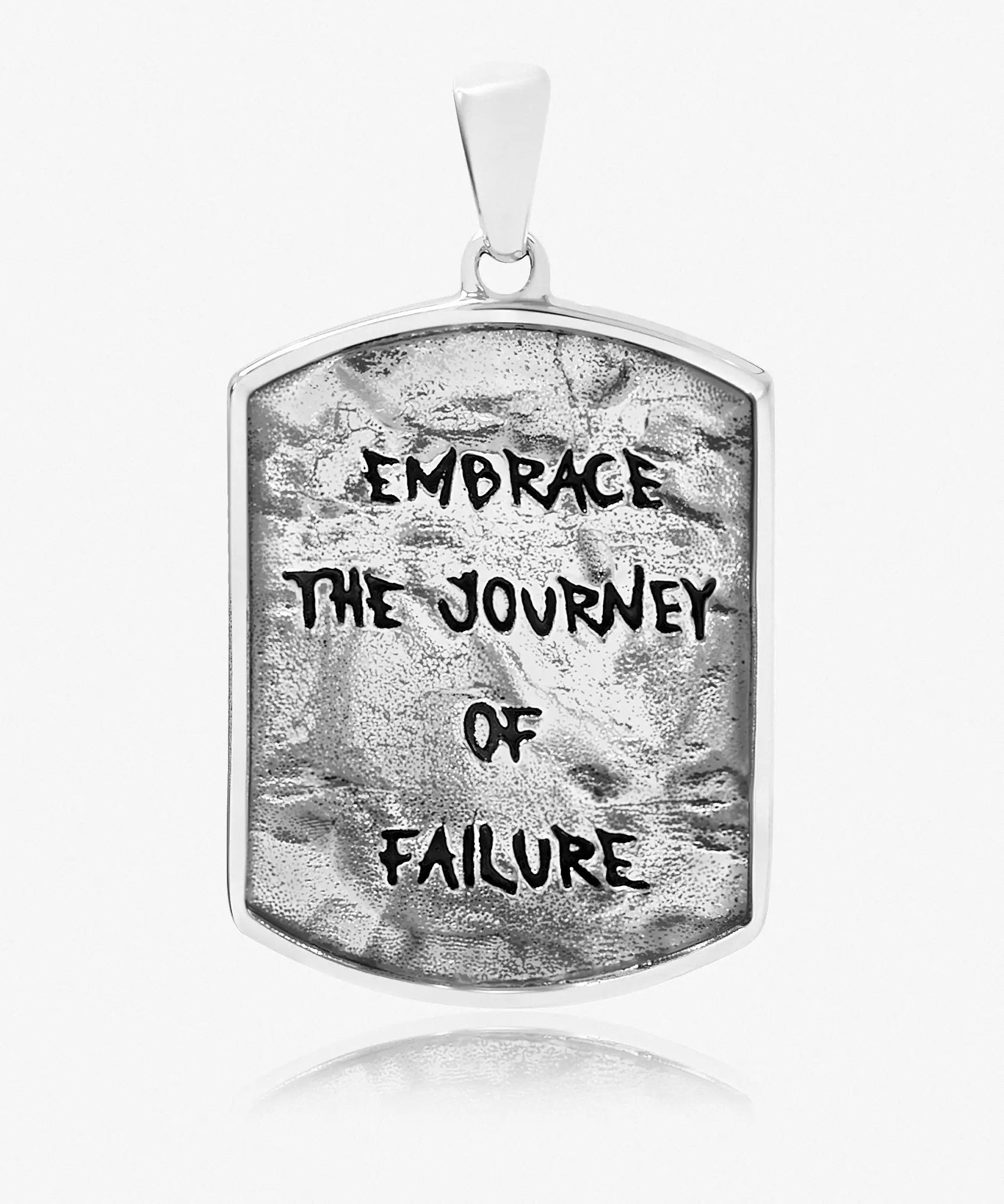 Embrace the journey black necklace store
